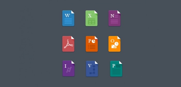 Flat File Icons | Design Shack