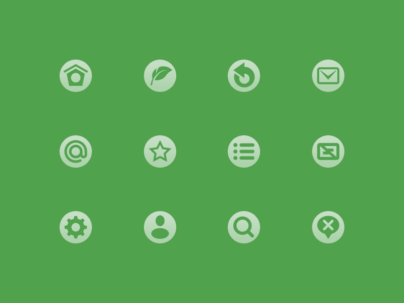 Green Icons | Design Shack
