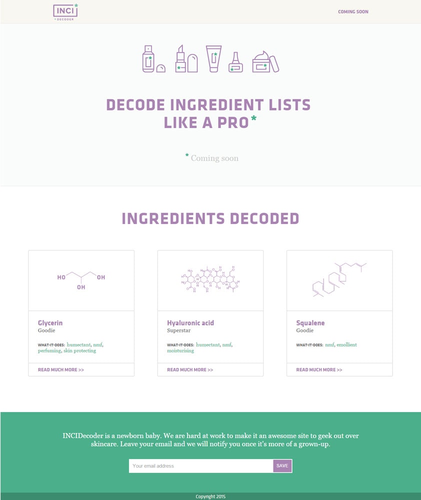 INCI Decoder | Design Shack