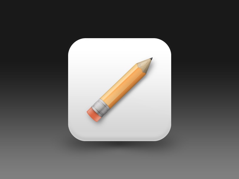 Pencil App Icon | Design Shack