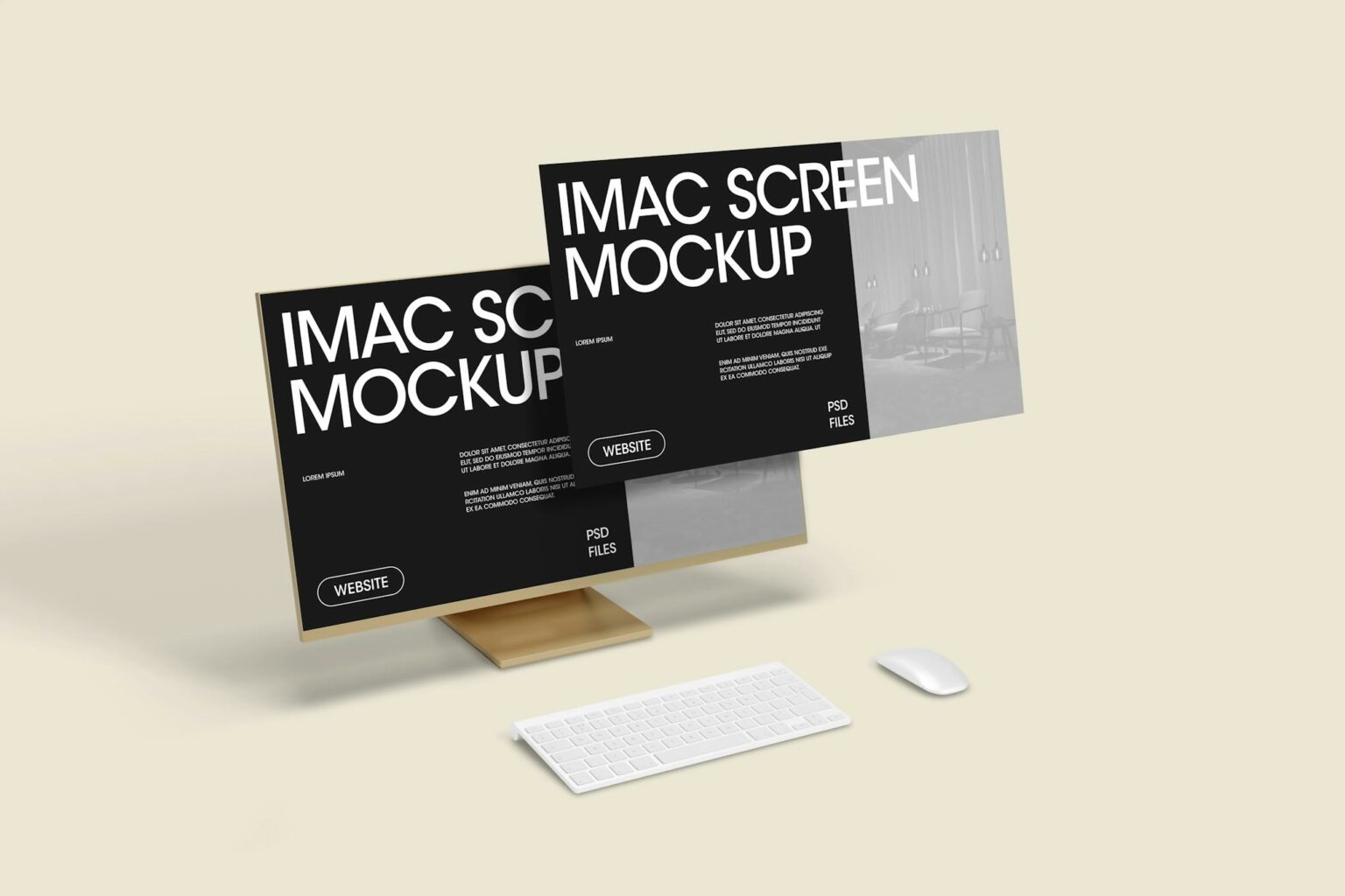 80+ iMac Mockup PSDs, Photos & Vectors 2025 | Design Shack