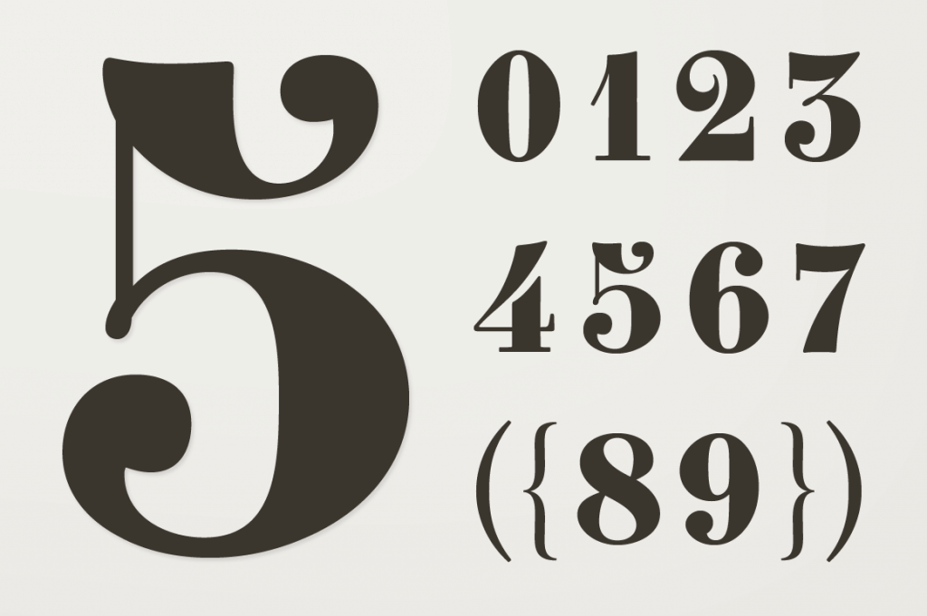 40 Best Number Fonts For Displaying Numbers Design Shack