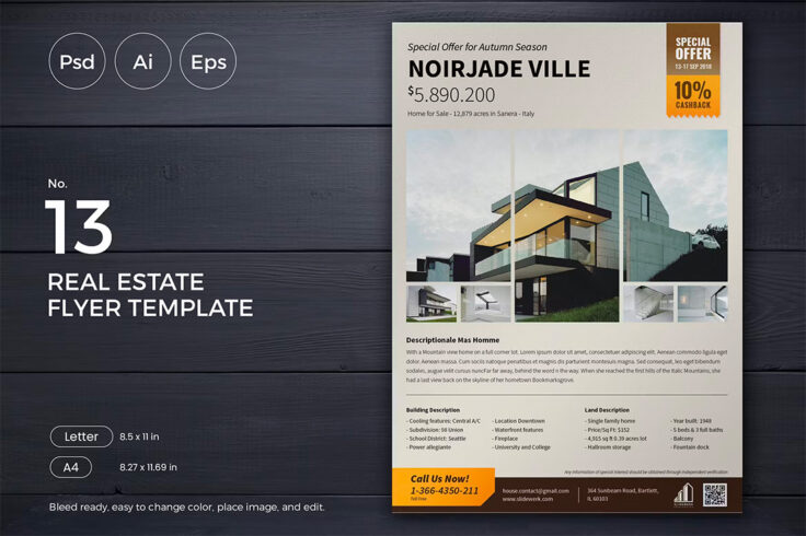 10 Tips & Contoh Membuat Brosur Listing Properti - desainae.com