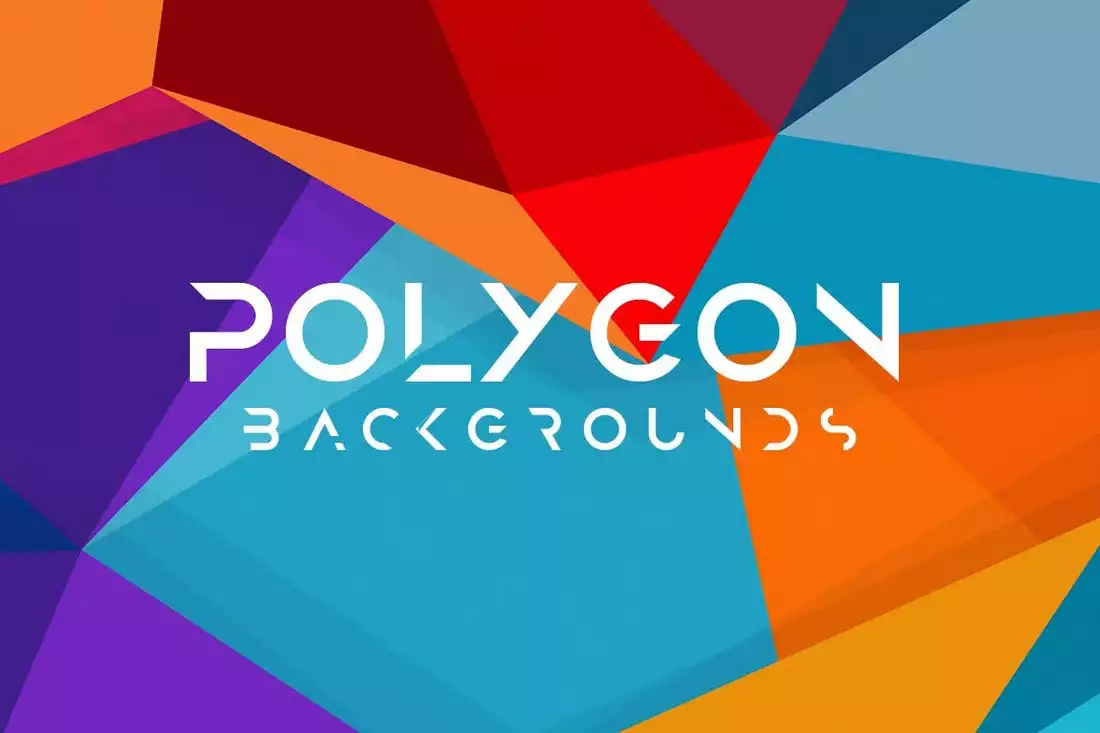 10 Different Colored Polygon Backgrounds | Design Shack