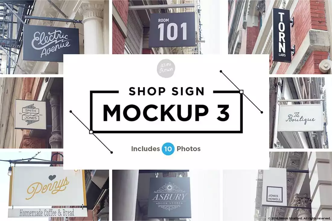 10 Shop Sign Mockups 2 | Design Shack