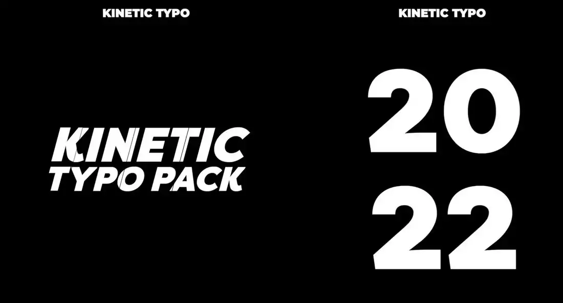 100 Kinetic Text Effects Templates FCPX | Design Shack