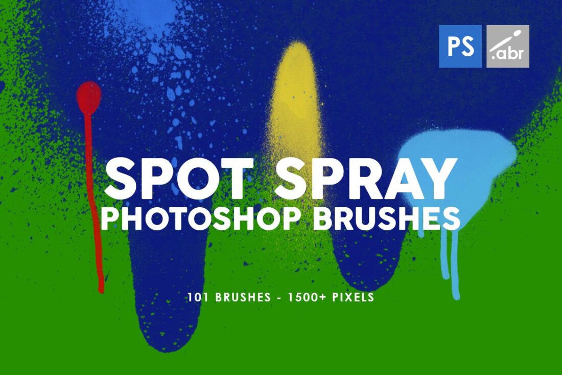 20+ Best Spray Paint Photoshop Brushes | Design Shack