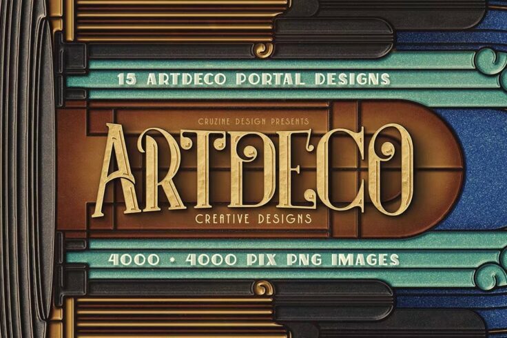 20+ Best Art Deco Patterns, Frames, & Backgrounds | Design Shack