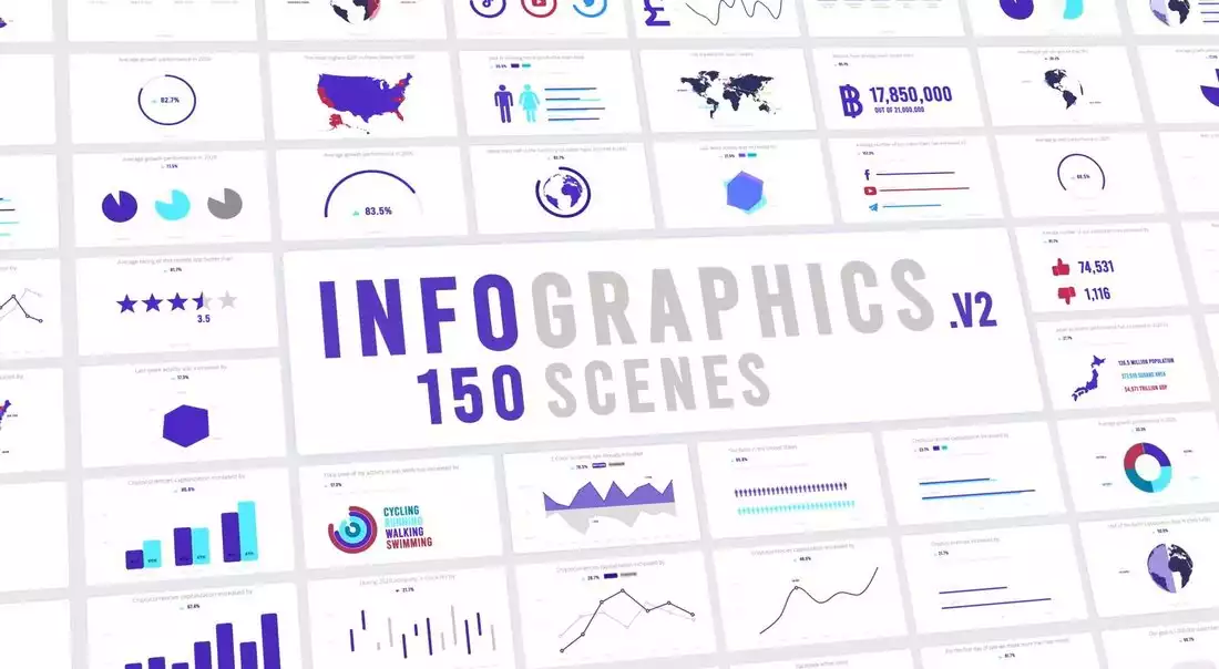 150 Premiere Pro Infographic Templates | Design Shack