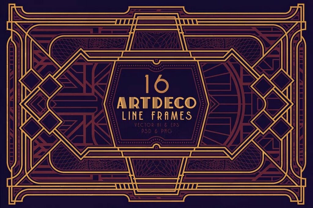 20+ Best Art Deco Patterns, Frames, & Backgrounds – Yes Web Designs