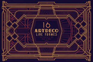 20+ Best Art Deco Patterns, Frames, & Backgrounds | Design Shack