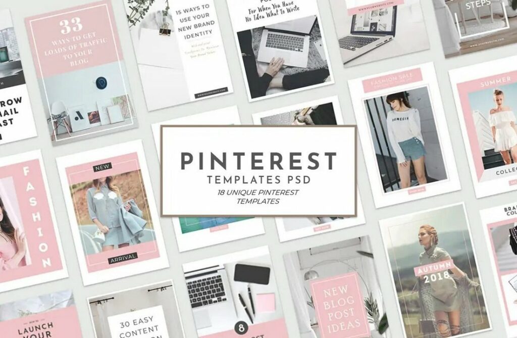 20+ Best Pinterest Templates for Posts & Banners (Free & Pro) – Yes Web ...