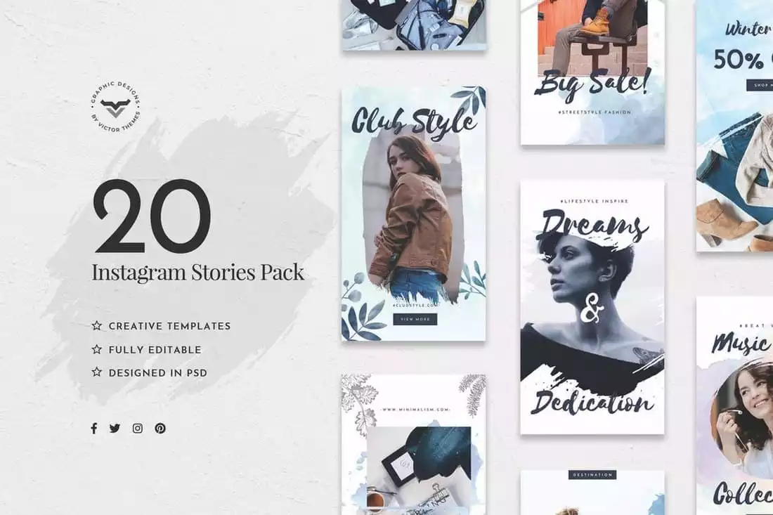 20 Creative Instagram Stories Templates | Design Shack