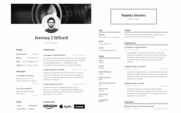 20+ Best Figma Resume & CV Templates | Design Shack