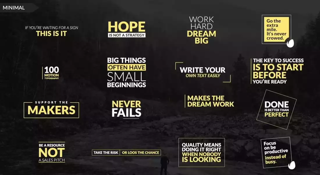 200+ Motion Typography Templates for Final Cut Pro | Design Shack