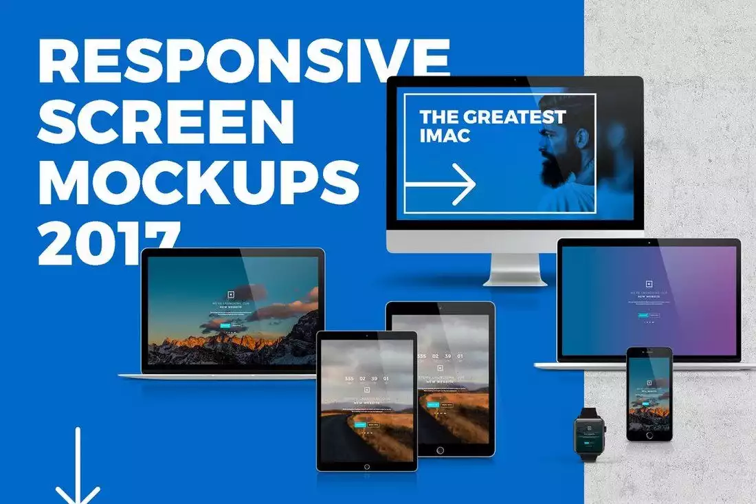 21 Responsive Screen Mockups | Design Shack