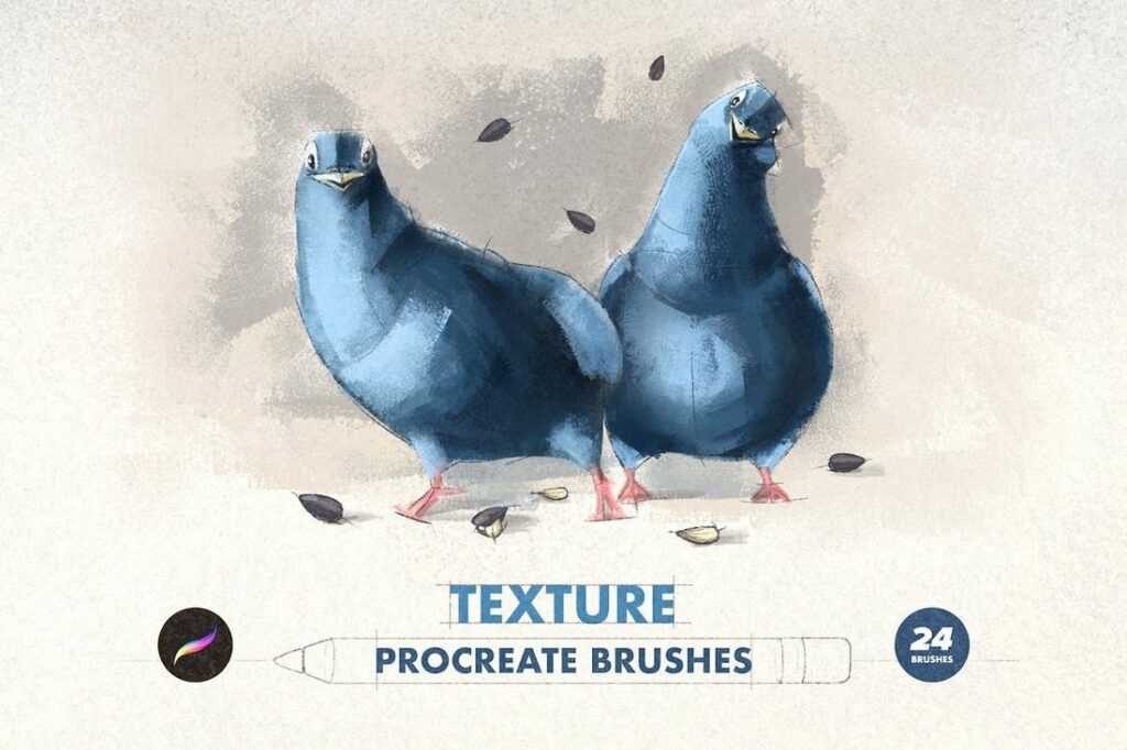 20+ Best Procreate Texture Brushes in 2025 | Design Shack