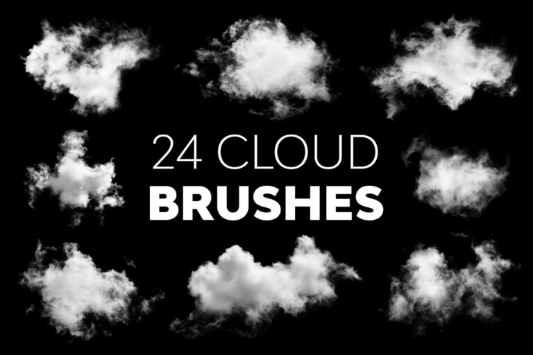 20+ Best Cloud Photoshop Brushes & Actions | Design Shack