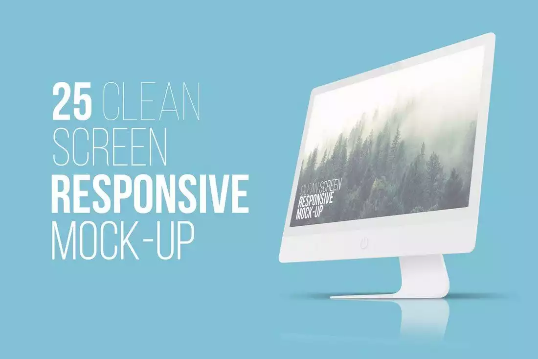 25 Clean Screen Responsive Mockups | Design Shack