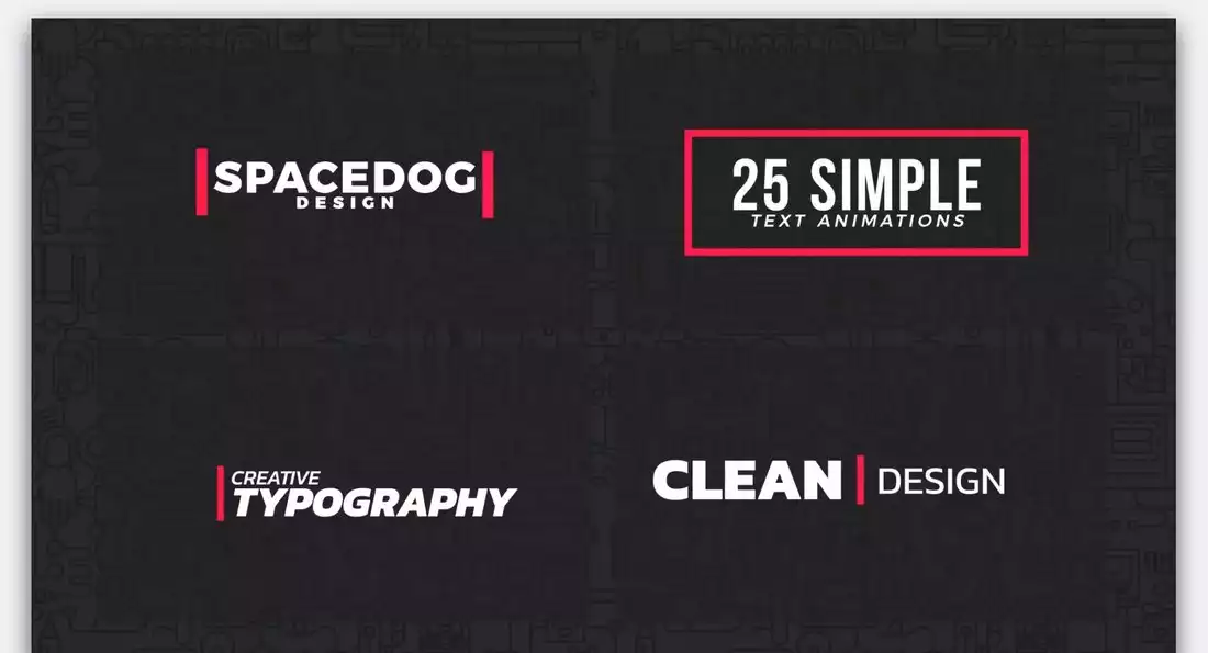 25 Simple Motion Text Animations for Premiere Pro | Design Shack