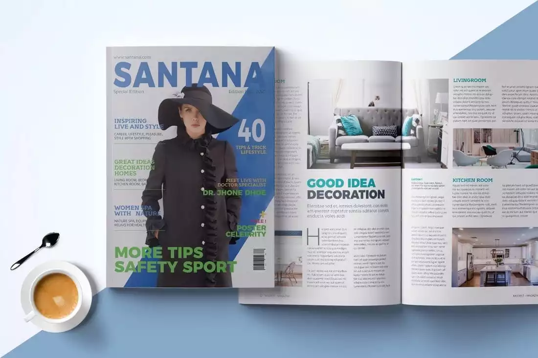 28-Page InDesign Magazine Template | Design Shack