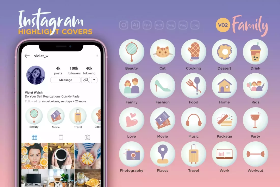 Icons for Instagram | Design Shack