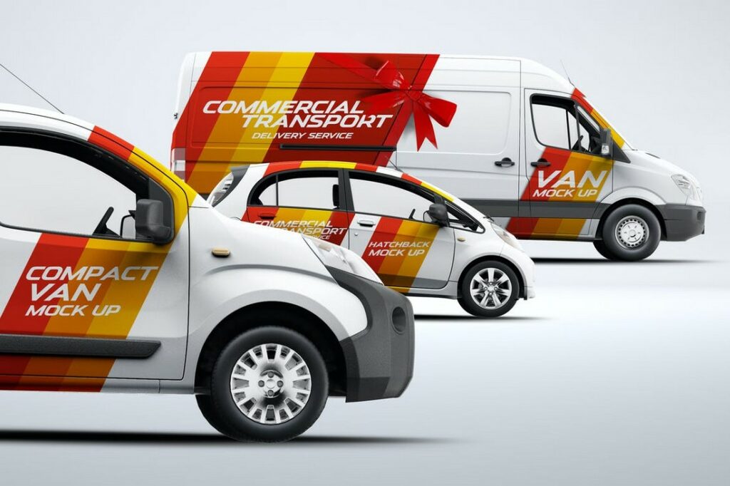 30+ Template Mobil & Van Decal dan Bungkus Mockup - desainae.com