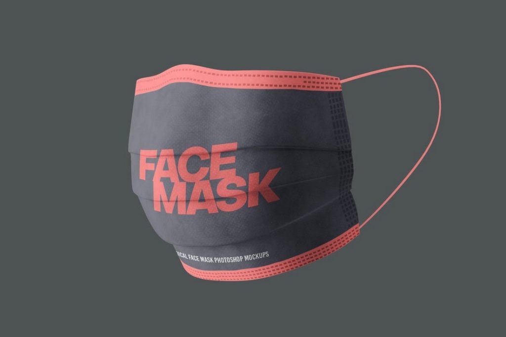 35+ Face Mask Mockup Templates & Overlays | Design Shack