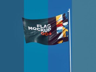 3 Simple Flag Mockups | Design Shack