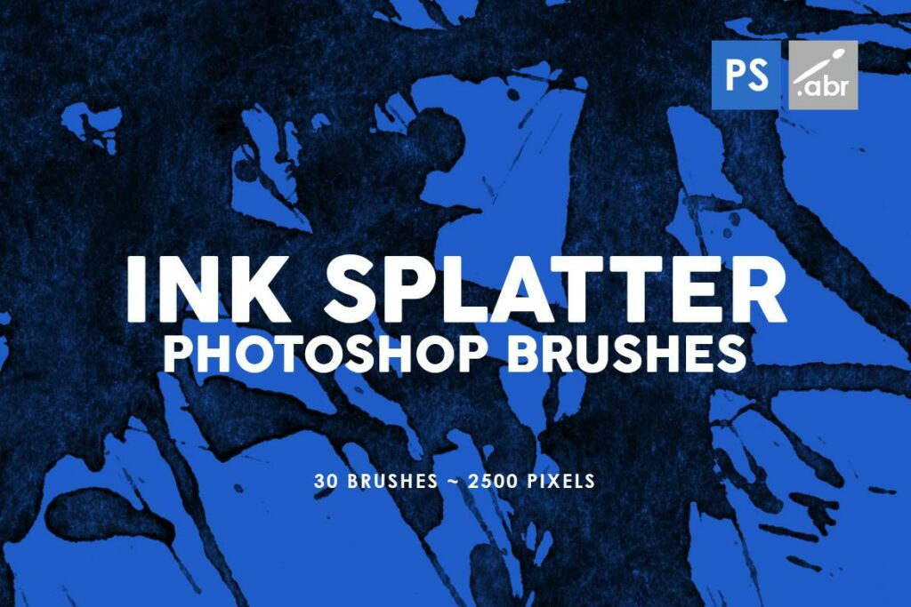 20+ Best Splat & Splatter Photoshop Brushes for Paint Splats | Design Shack