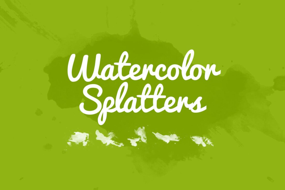 20+ Best Splat & Splatter Photoshop Brushes for Paint Splats | Design Shack