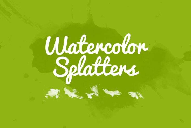 20+ Best Splat & Splatter Photoshop Brushes for Paint Splats | Design Shack