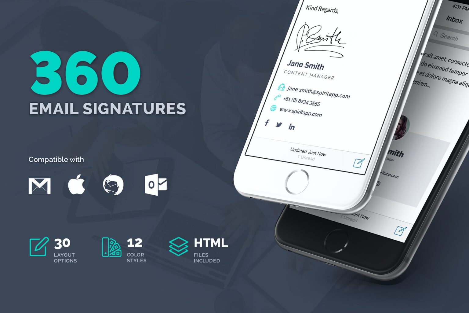 25+ Best Professional Email Footer Signature Templates (+ Free Tips ...