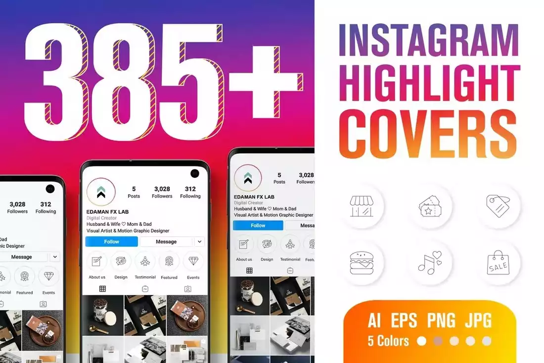 385+ Instagram Highlight Cover Icons | Design Shack