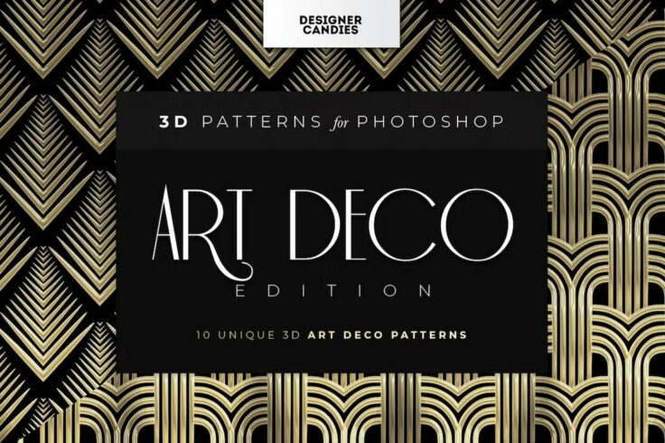 20+ Best Art Deco Patterns, Frames, & Backgrounds | Design Shack