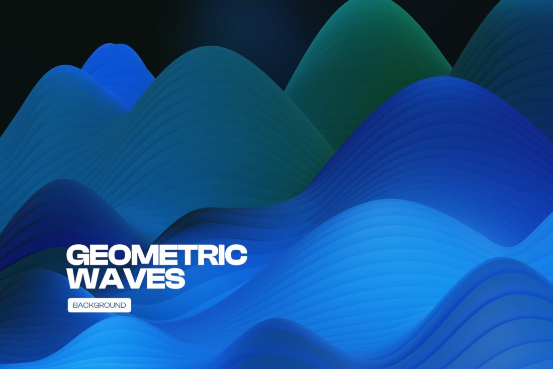3D Geometric Futuristic Background | Design Shack