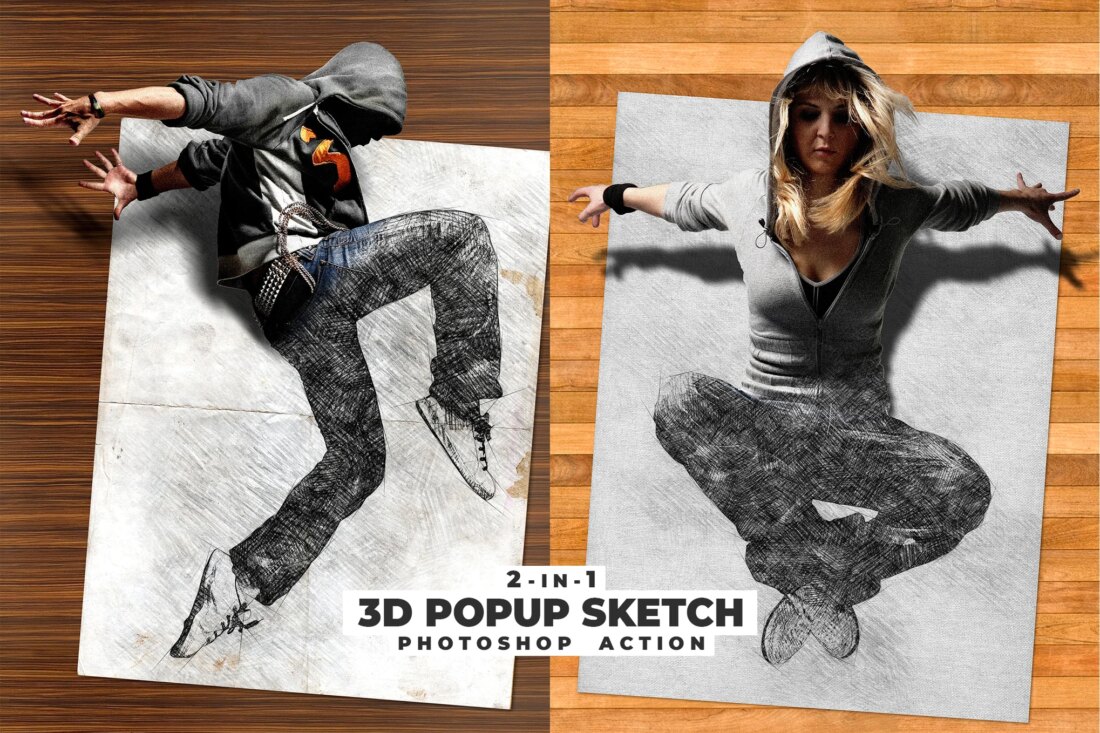 20+ Best 3D Photoshop Actions for Stunning Depth Effects