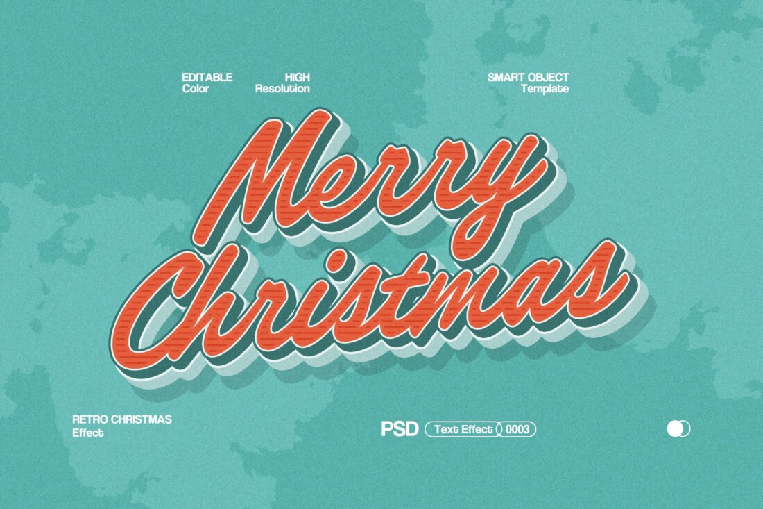 30+ Christmas Photoshop Brushes, Actions & Text Effects | Design Shack