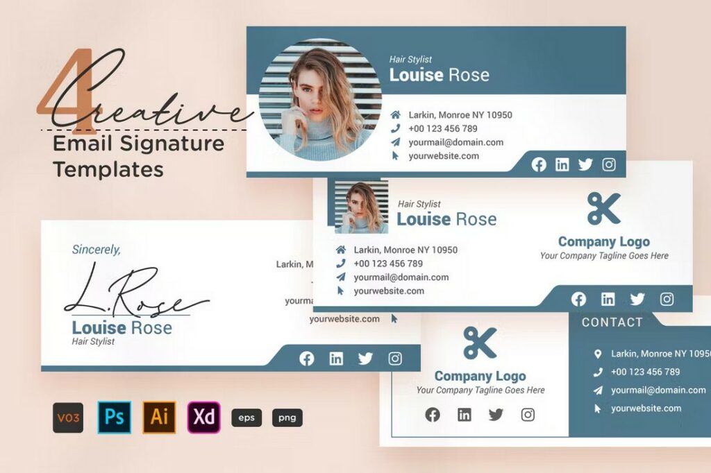 20+ Best Professional Email Footer Signature Templates (+ Free Tips ...