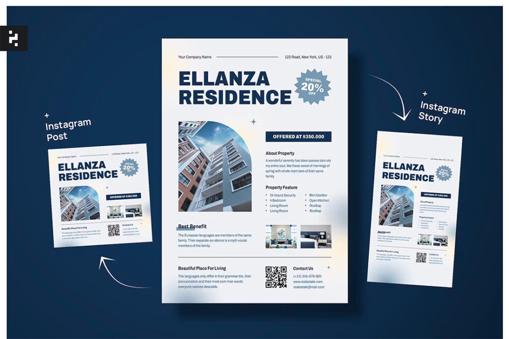 10 Tips & Contoh Membuat Brosur Listing Properti - desainae.com