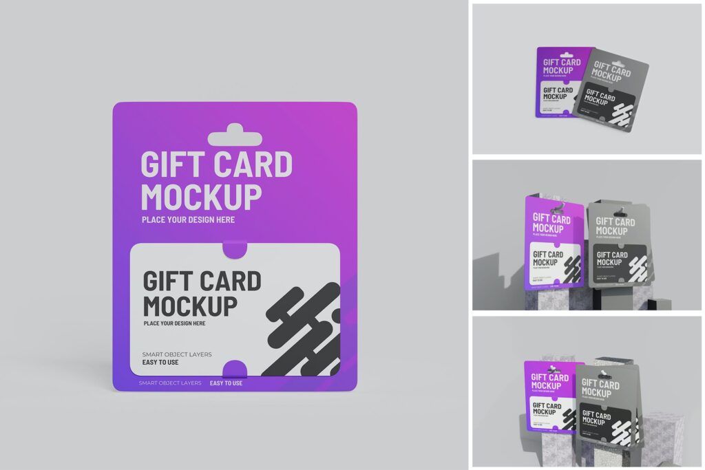 25+ Gift Card Mockup Templates (Free & Pro) | Design Shack