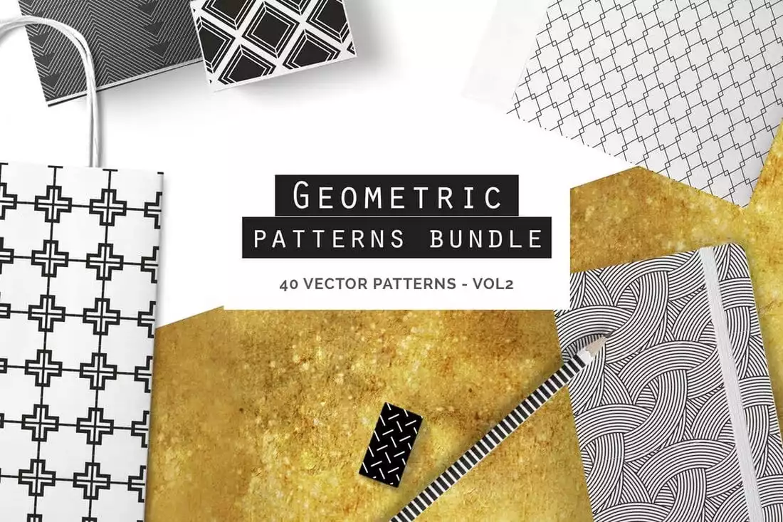 40 Geometric Seamless Patterns Bundle | Design Shack