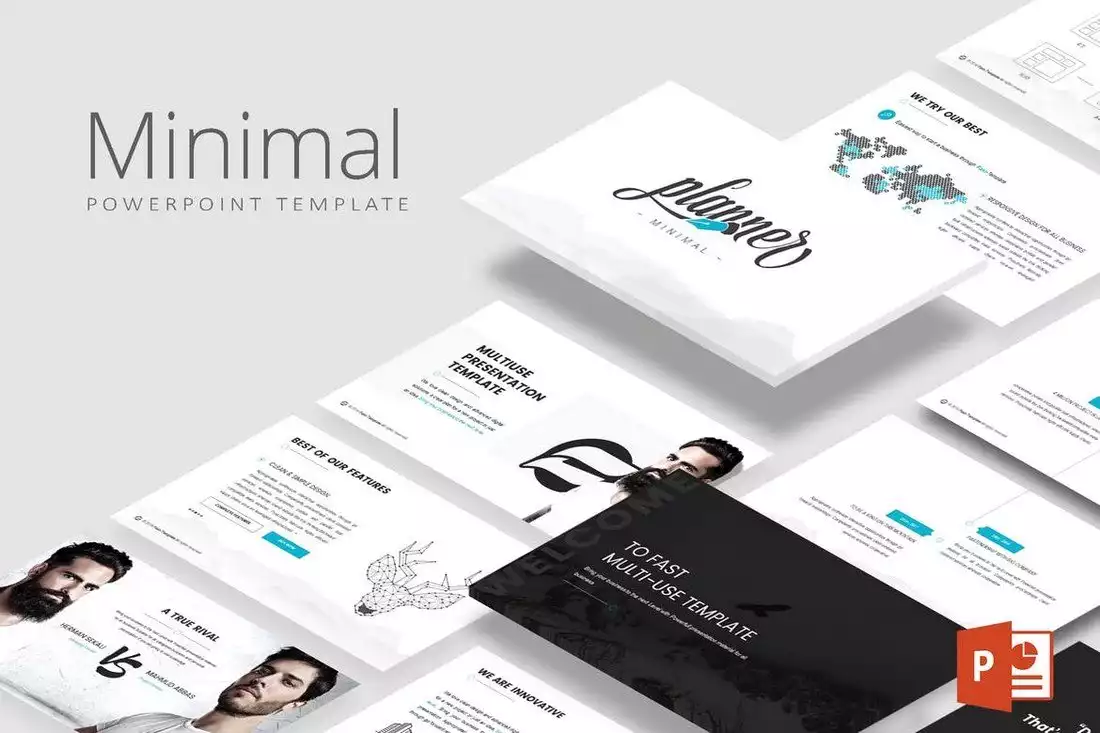 5 Minimal PowerPoint Templates | Design Shack