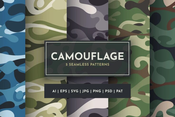 20+ Best Camo Patterns, Textures & Background Graphics | Design Shack