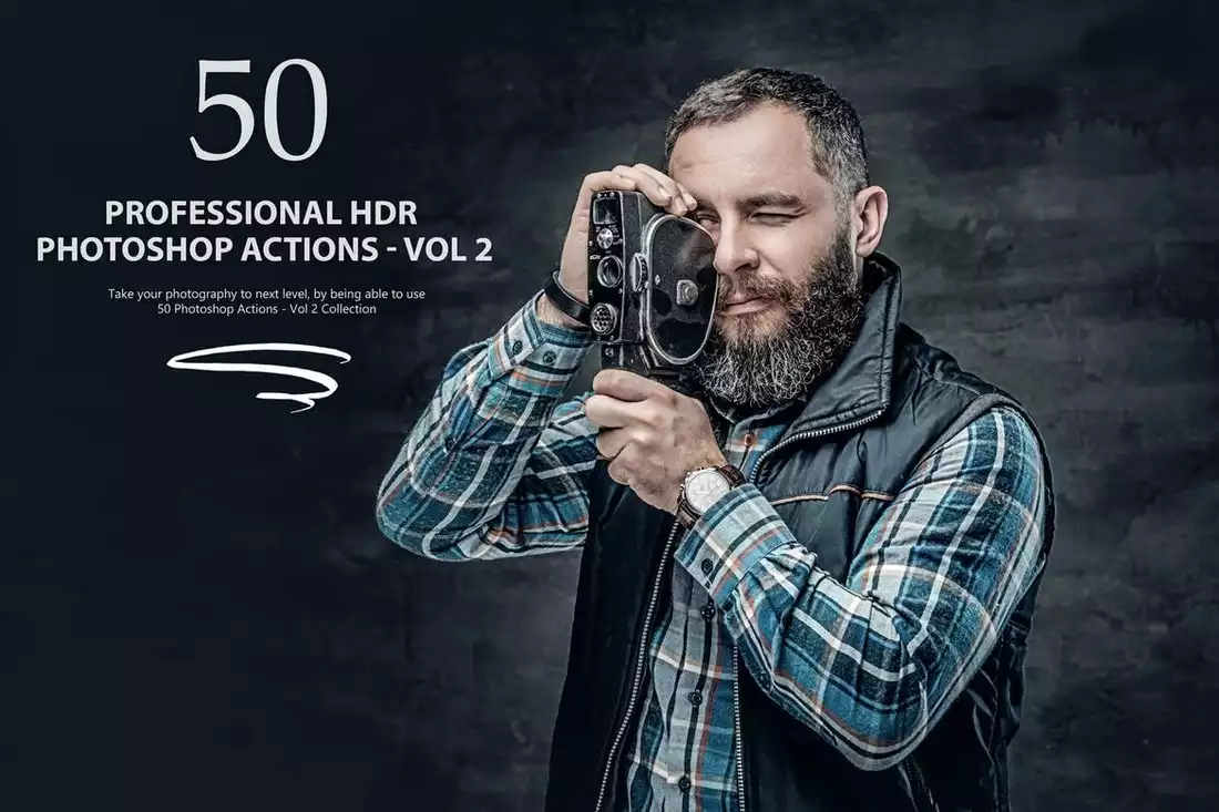 50 HDR Photoshop Actions Bundle | Design Shack