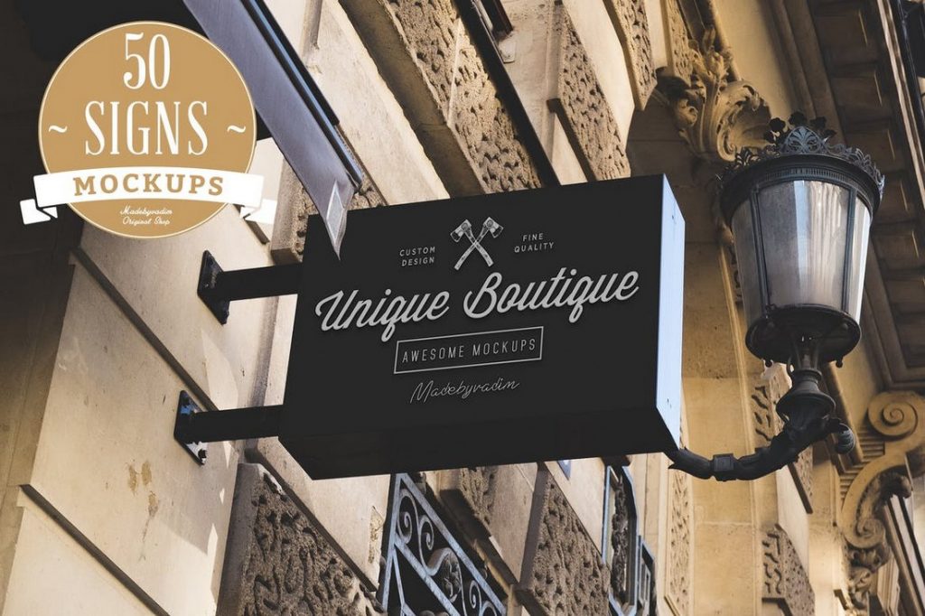 30+ Best Sign Templates & Mockups | Design Shack