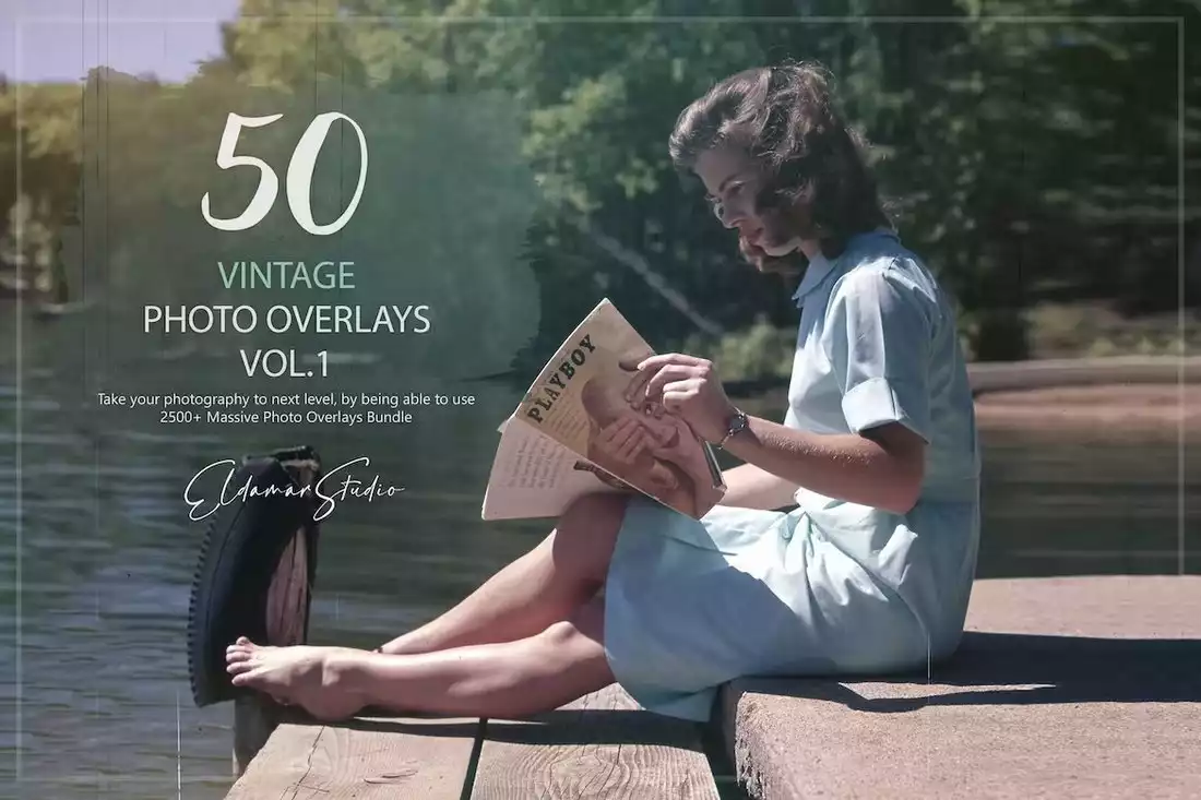 50 Vintage Effect Photoshop Overlays | Design Shack