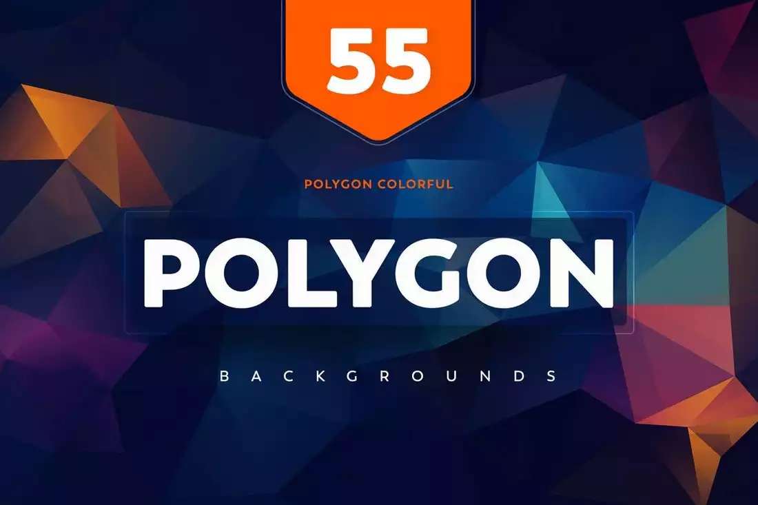 55+ Colorful Polygon Backgrounds | Design Shack