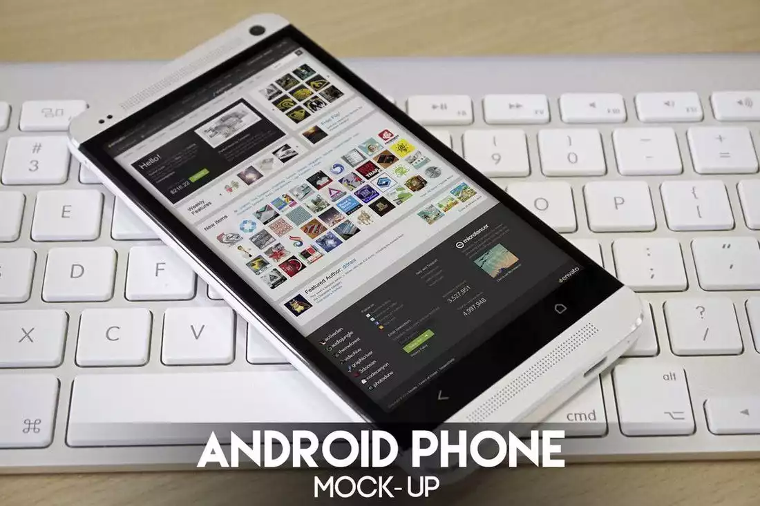 8 Android Phone Mockups | Design Shack