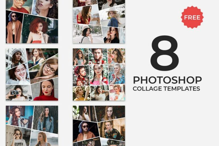 30+ Best Photo Collage Templates for Photoshop | Design Shack